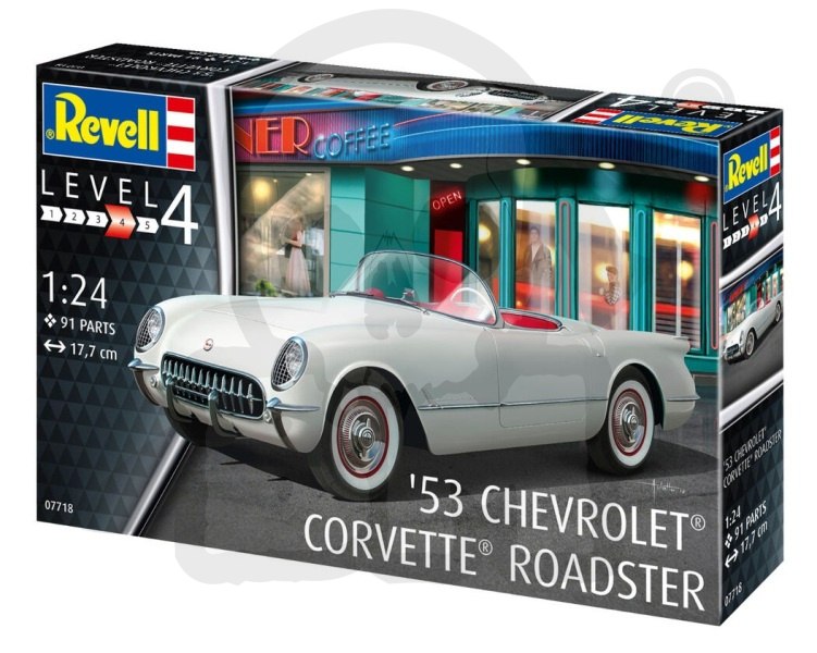 Battle-Models > Revell 07718 Chevrolet Corvette Roadster 1953 1:24